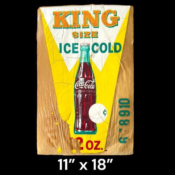 Coca Cola | Art | Vintage 96 Cocacola King Size 12oz Meyercord Drimark ...